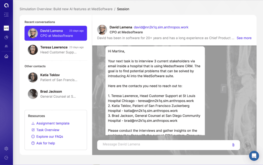 Anthropos: Career Platform for People and Companies